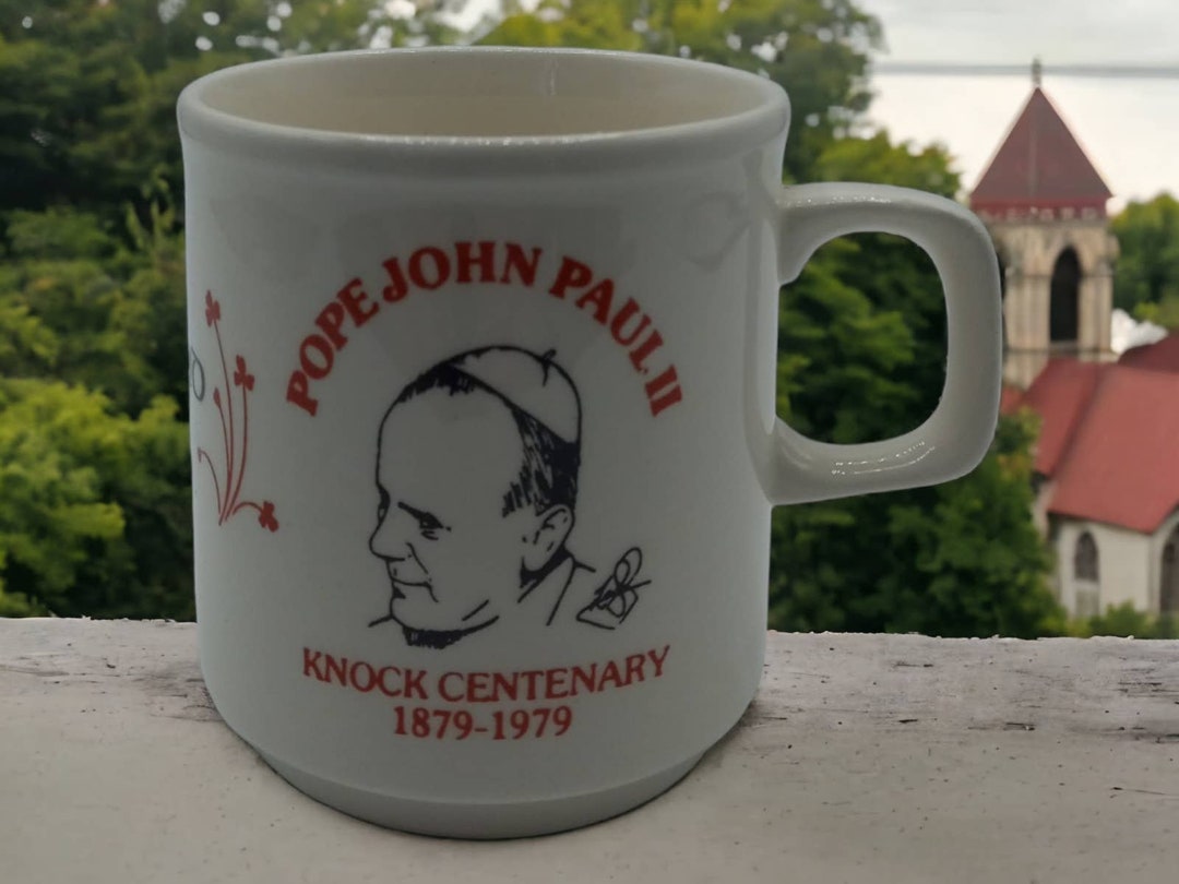 Pope John Paul II Knock Centenary 1979 Vintage Coffee Cup Collectible ...