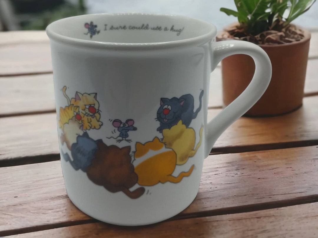 Cat and Mouse Hallmark Rim Shots Vintage Coffee Cup 1985 Vintage Mugs ...