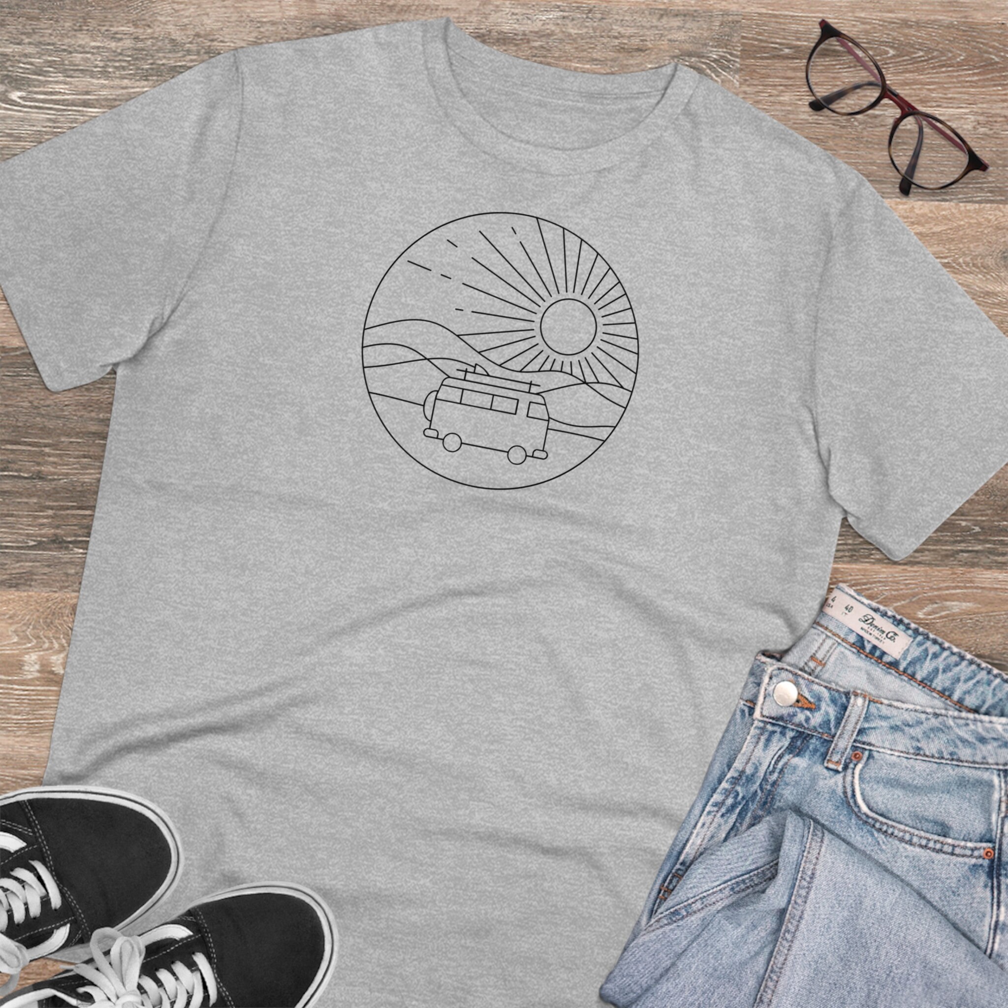 Van Life Graphic Tee, Camper Van T-shirt, Boho Vanlife Shirt, Road Trip ...