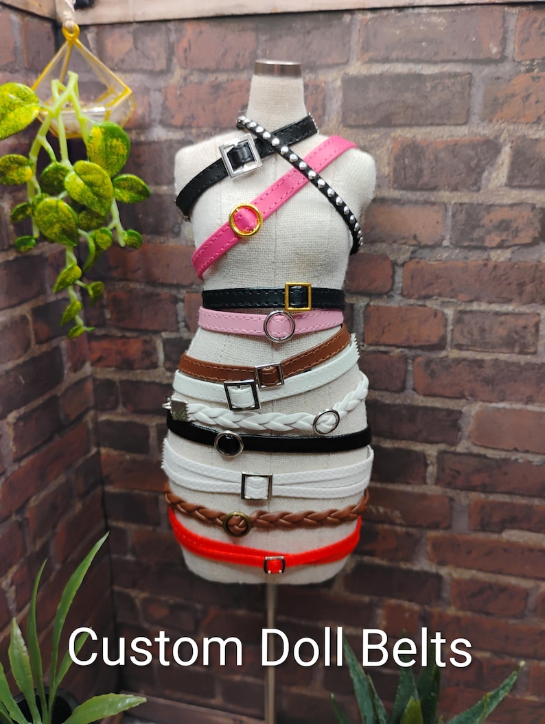 Custom Fashion Doll Belts - Made to Order - Etsy