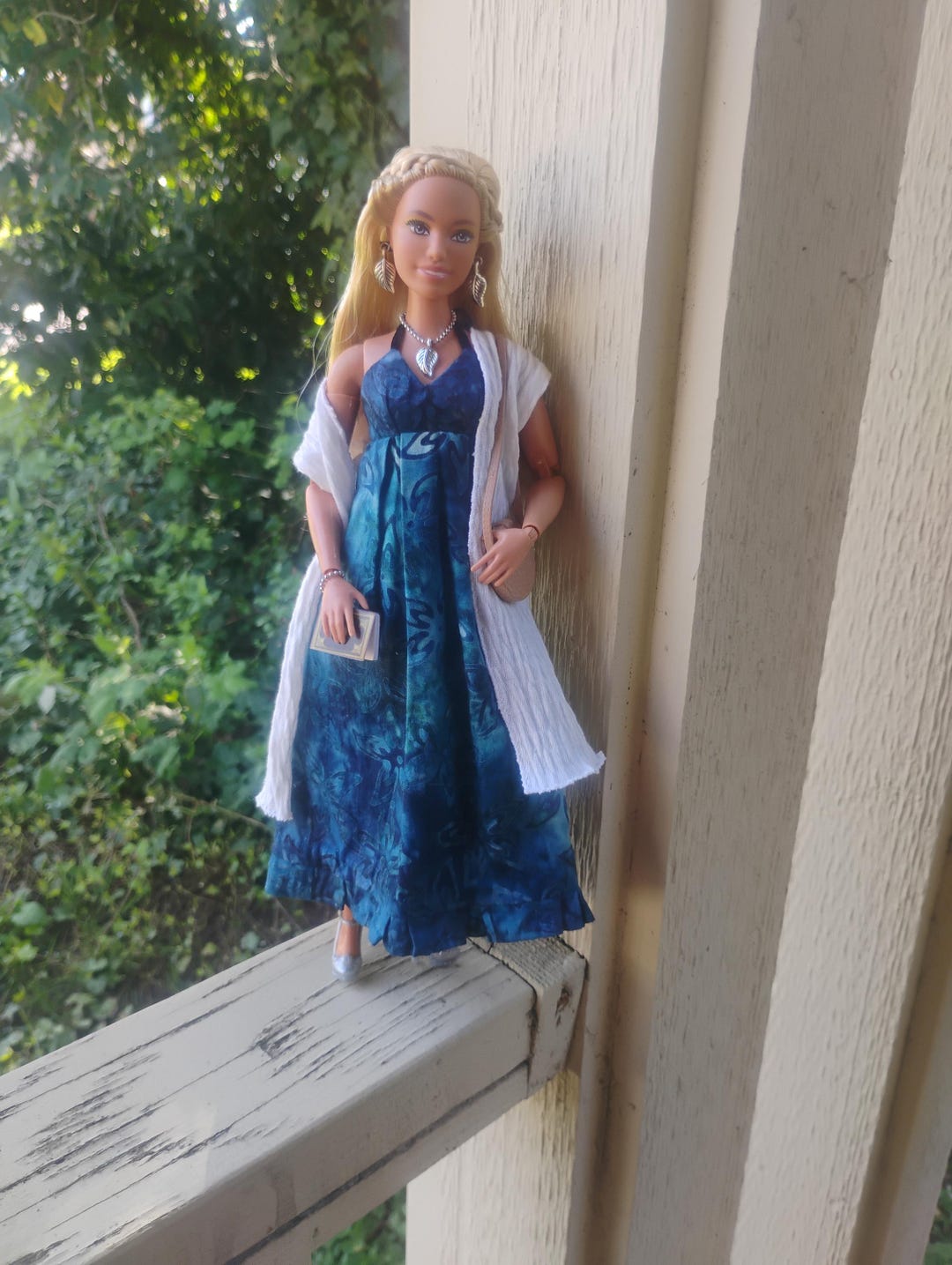Boho or Cottage Core Dress for Curvy 1/6 Scale Fashion Dolls - MADE TO ...