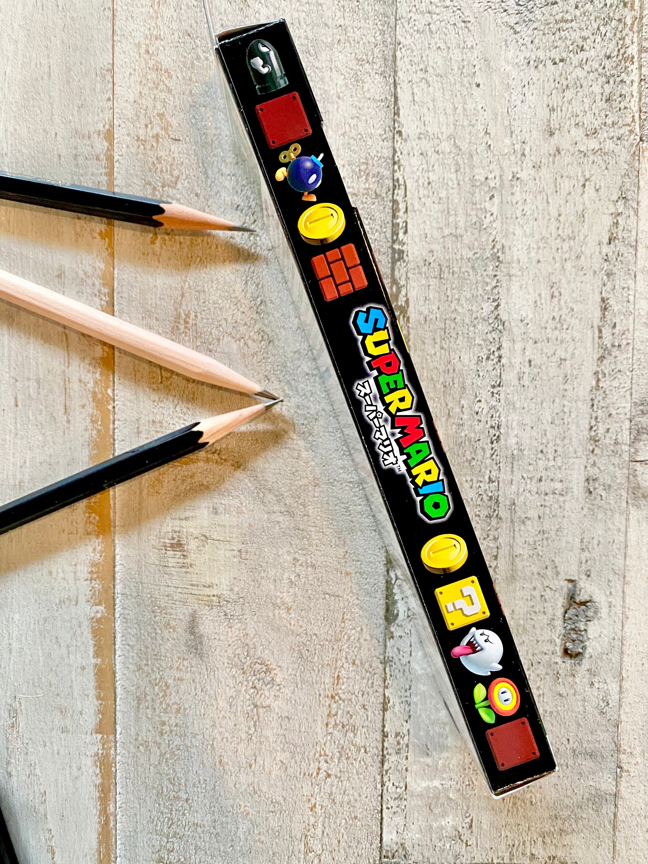 Mitsubishi Uni Super Mario Bros Pencils 2B, Super Mario Pencils, Mario ...