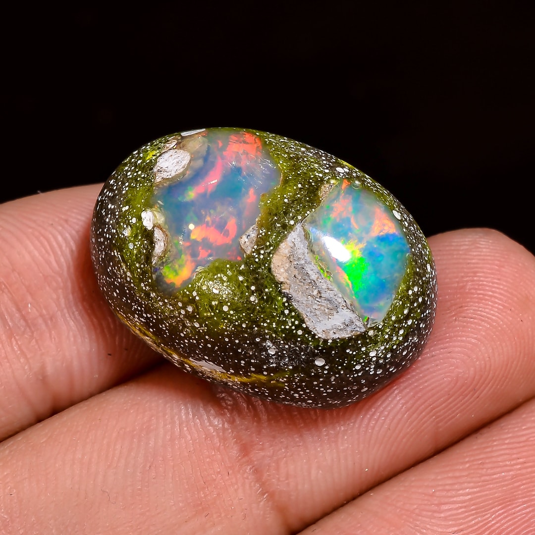 AAA Quality Mexican Fire Opal Oval Shape Multi Fire Mexican - Etsy