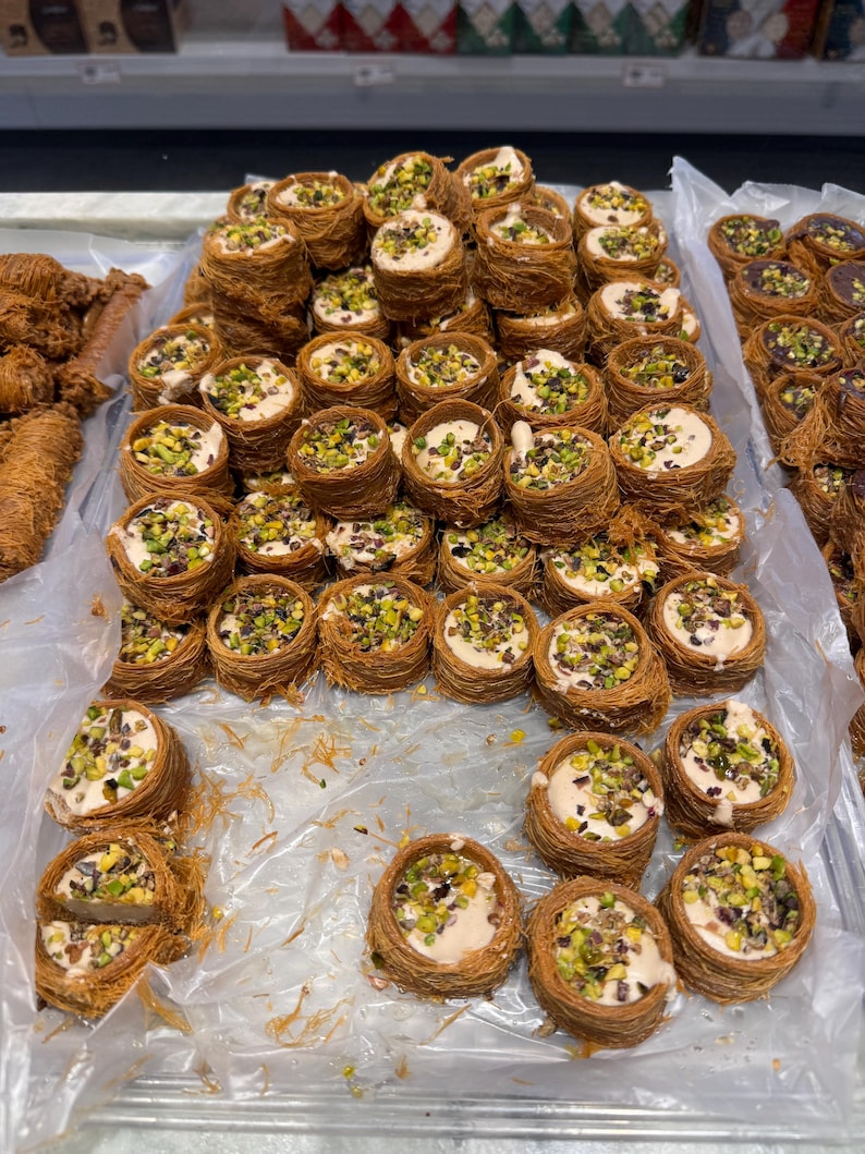 Turkish Kadaif Pistachio Rolls – Authentic Middle Eastern Dessert - Etsy