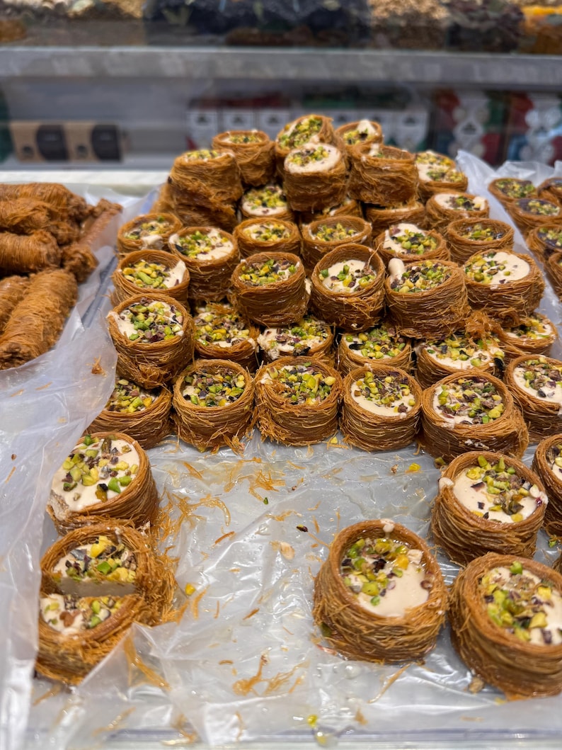 Turkish Kadaif Pistachio Rolls – Authentic Middle Eastern Dessert - Etsy