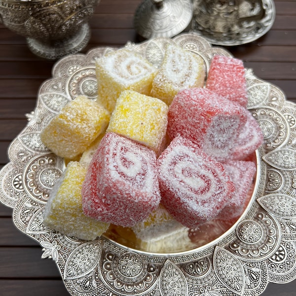 Strawberry Turkish Delight - Etsy