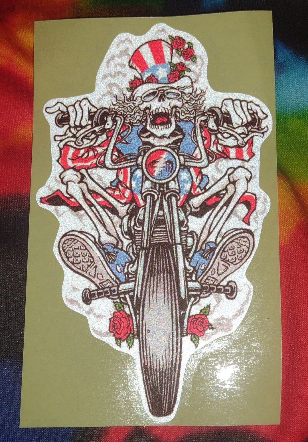 Grateful Dead moto Sam Reflective Bumper Sticker - Etsy