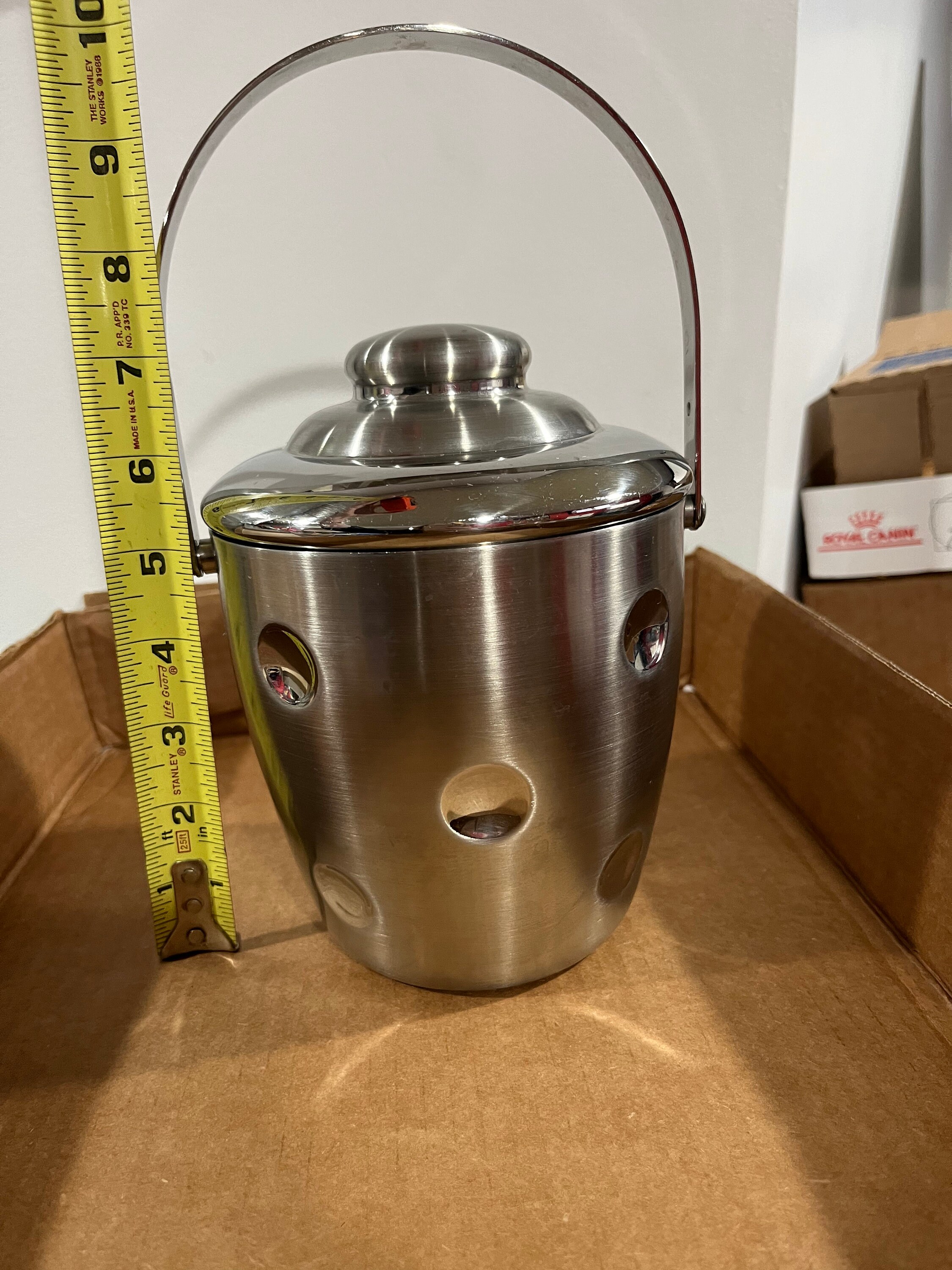 Marquis by Waterford Dimpled Stainless Steel Ice Bucket - Etsy
