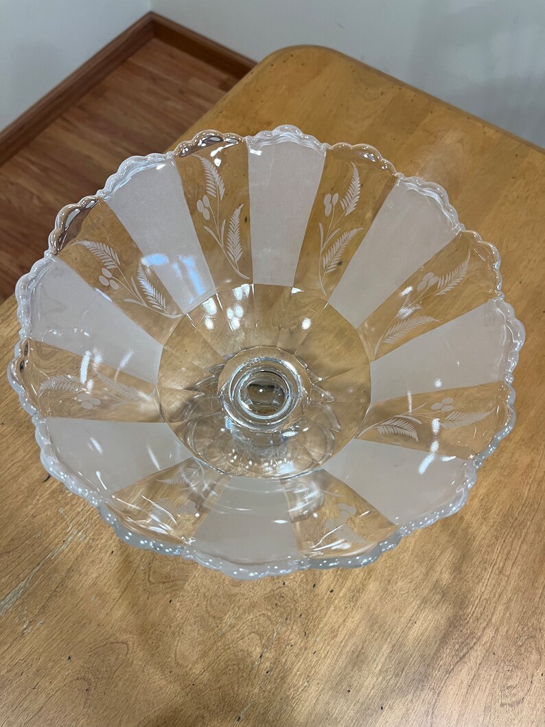 George Duncan & Son’s EAPG Frosted Ribbon Compote - Etsy