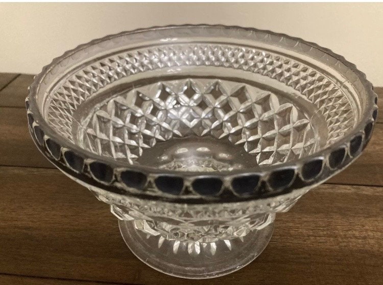 Anchor Hocking Wexford Candy Dish With Silver Plated Rim and Lid - Etsy