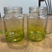 Circleware Yorkshire Glass Handle Ombre Green Mason Jar Glasses (2) - Etsy