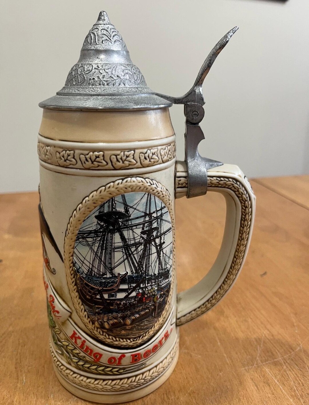 Budweiser 1985 Limited Edition Lidded Beer Stein - Etsy