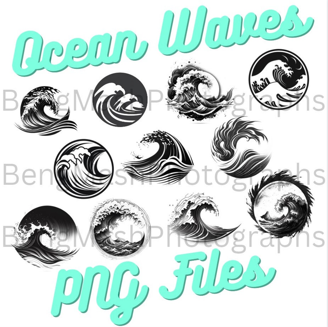 WAVE SVG, Wave Svg Cut Files for Cricut, Wave Clipart, Waves Svg Cut ...