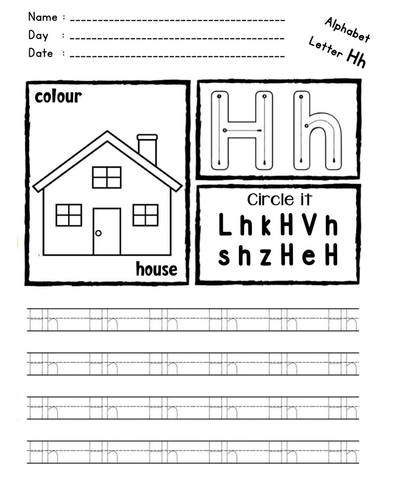 26 Pcs of Alphabet Tracing Book - Etsy