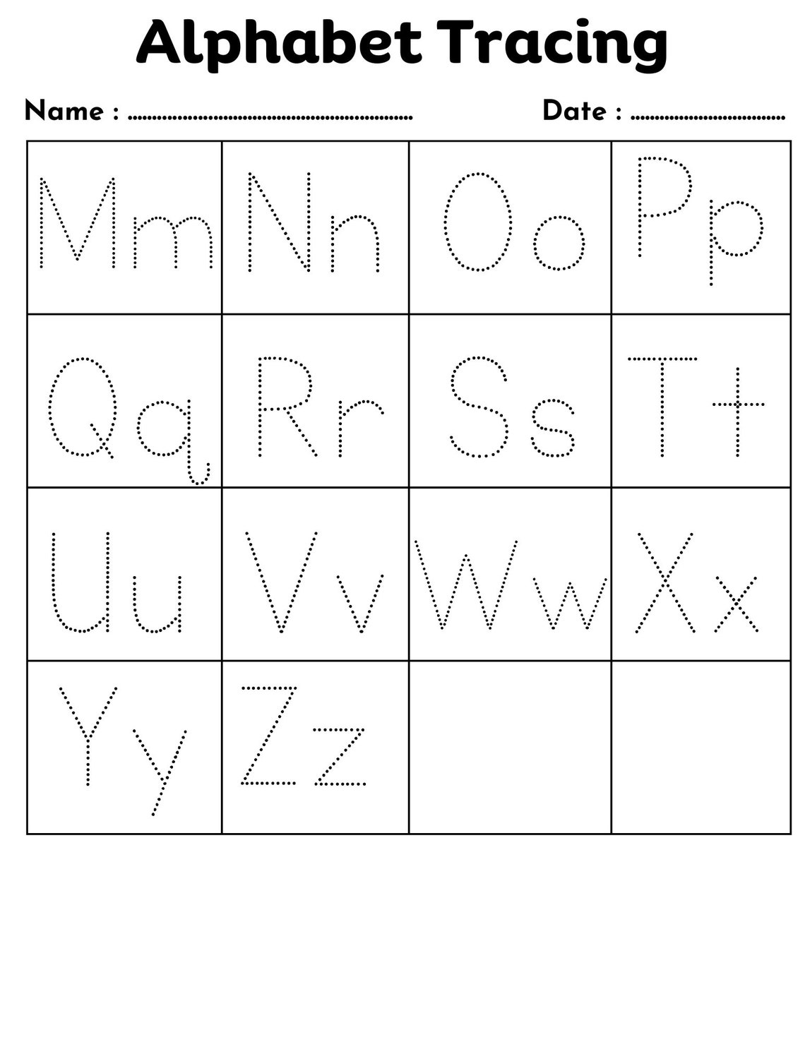 14 Pcs Alphabet and Number Tracing - Etsy