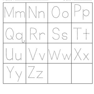 14 Pcs Alphabet and Number Tracing - Etsy