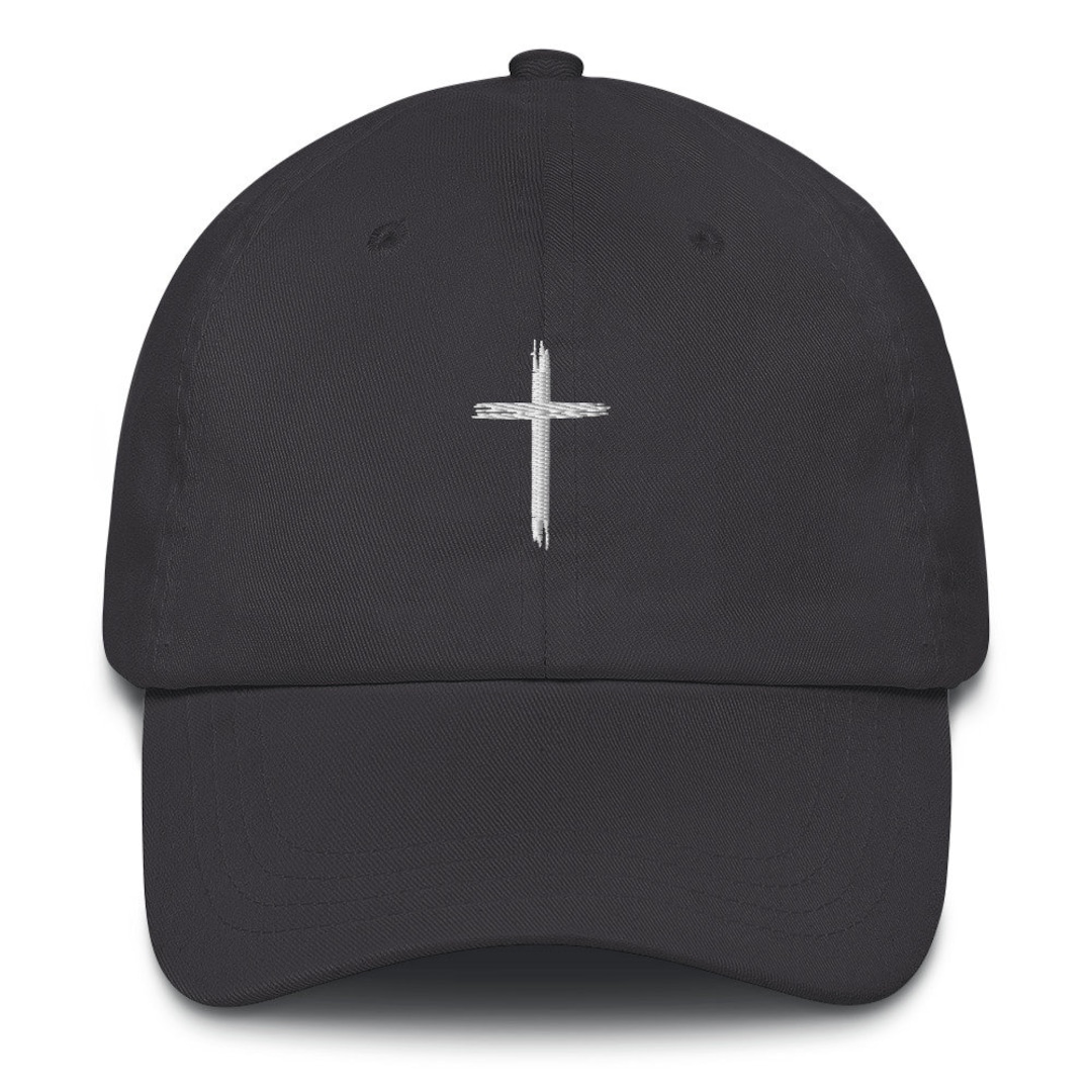 Simple Cross Hat, Christian Hats Unisex Dad Hat Embroidery Cotton ...