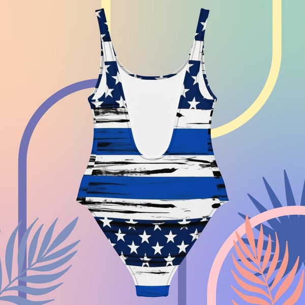 American Flag One Piece Swimsuit - Etsy