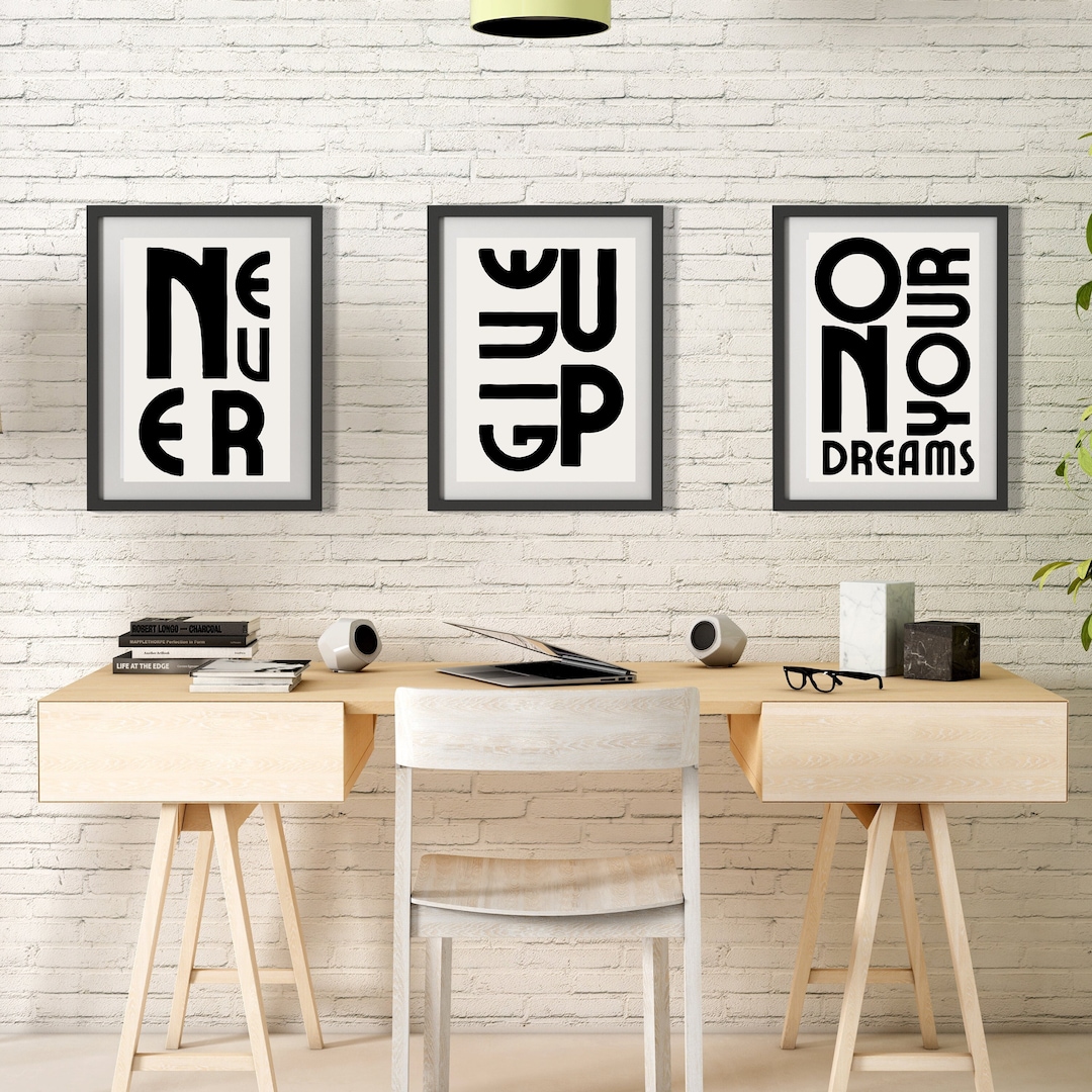 Typography Print Typography Wall Art Typography Poster Typography ...