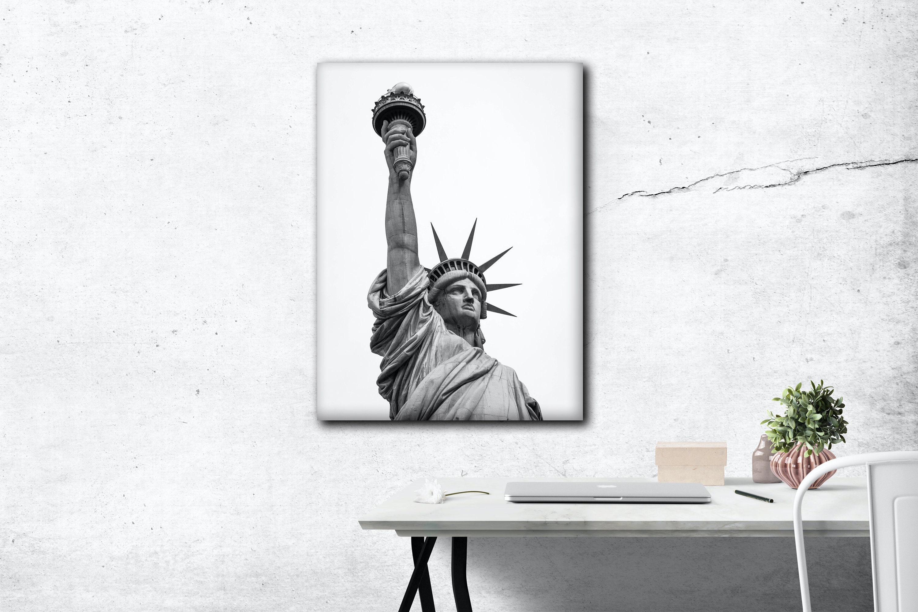 Statue of Liberty Canvas, American Icon Libertas Poster, Liberty ...