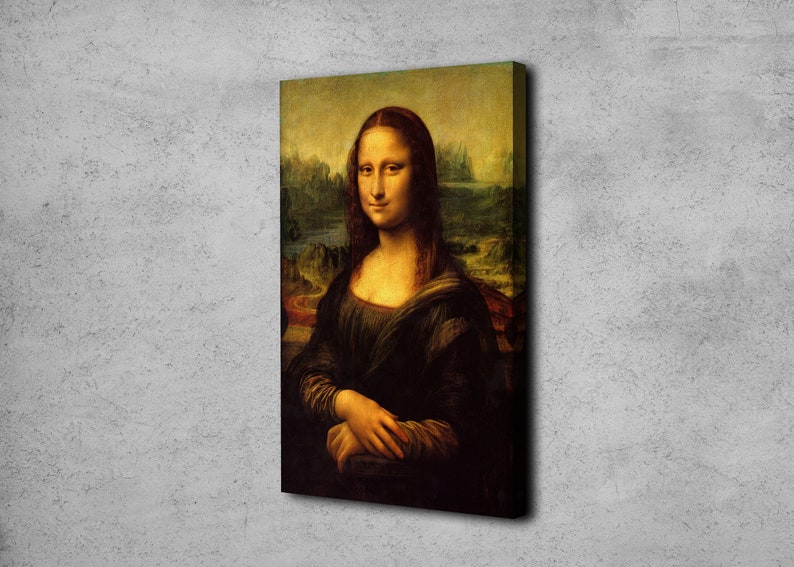 Mona Lisa Leonardo Da Vinci Poster Mona Lisa Smile Wall Art - Etsy