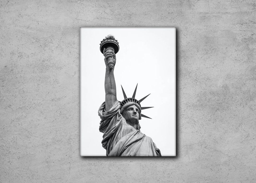 Statue of Liberty Canvas, American Icon Libertas Poster, Liberty ...