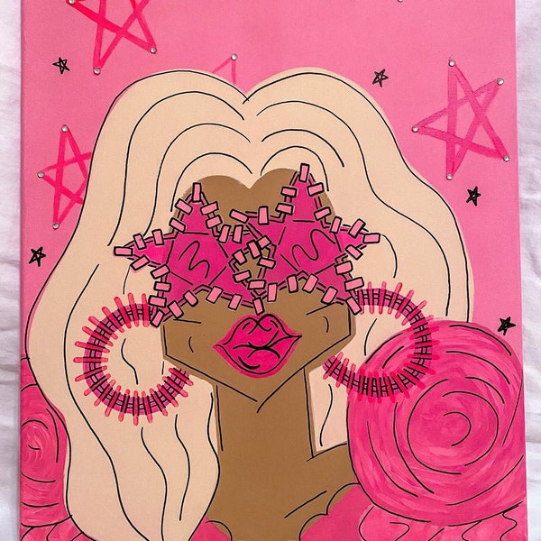 Funky Painting - Etsy