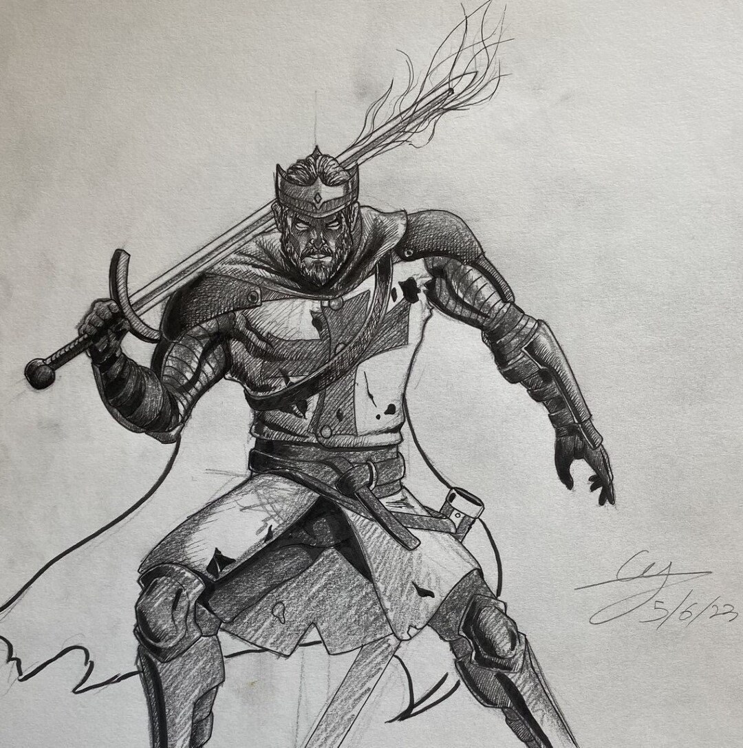 Custom D&D Character Illustration - Etsy