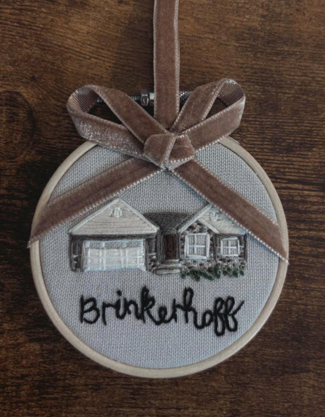 Custom Embroidered House - Etsy