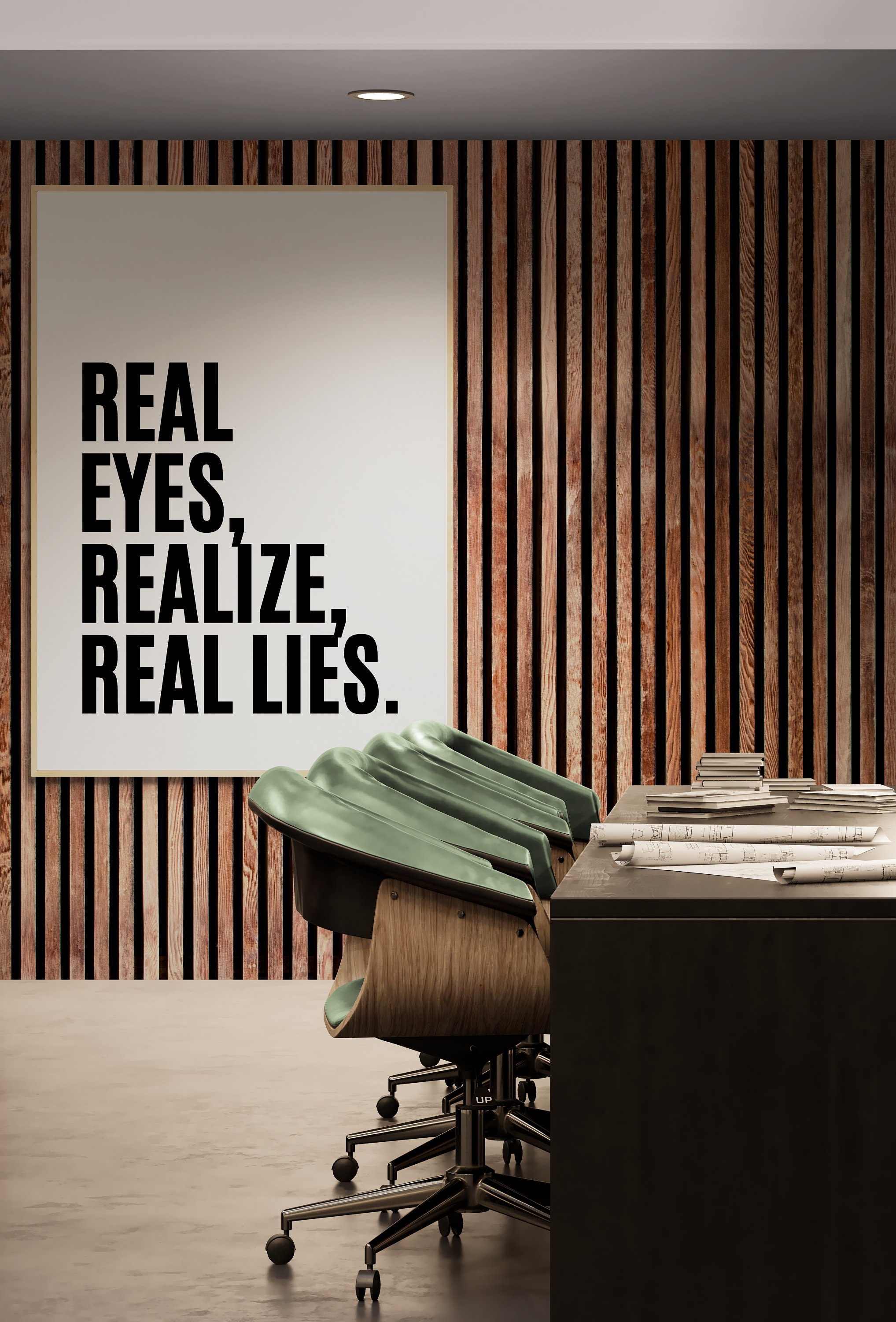 Transform Your Space With 'real Eyes Realize Real Lies' Digital Art ...