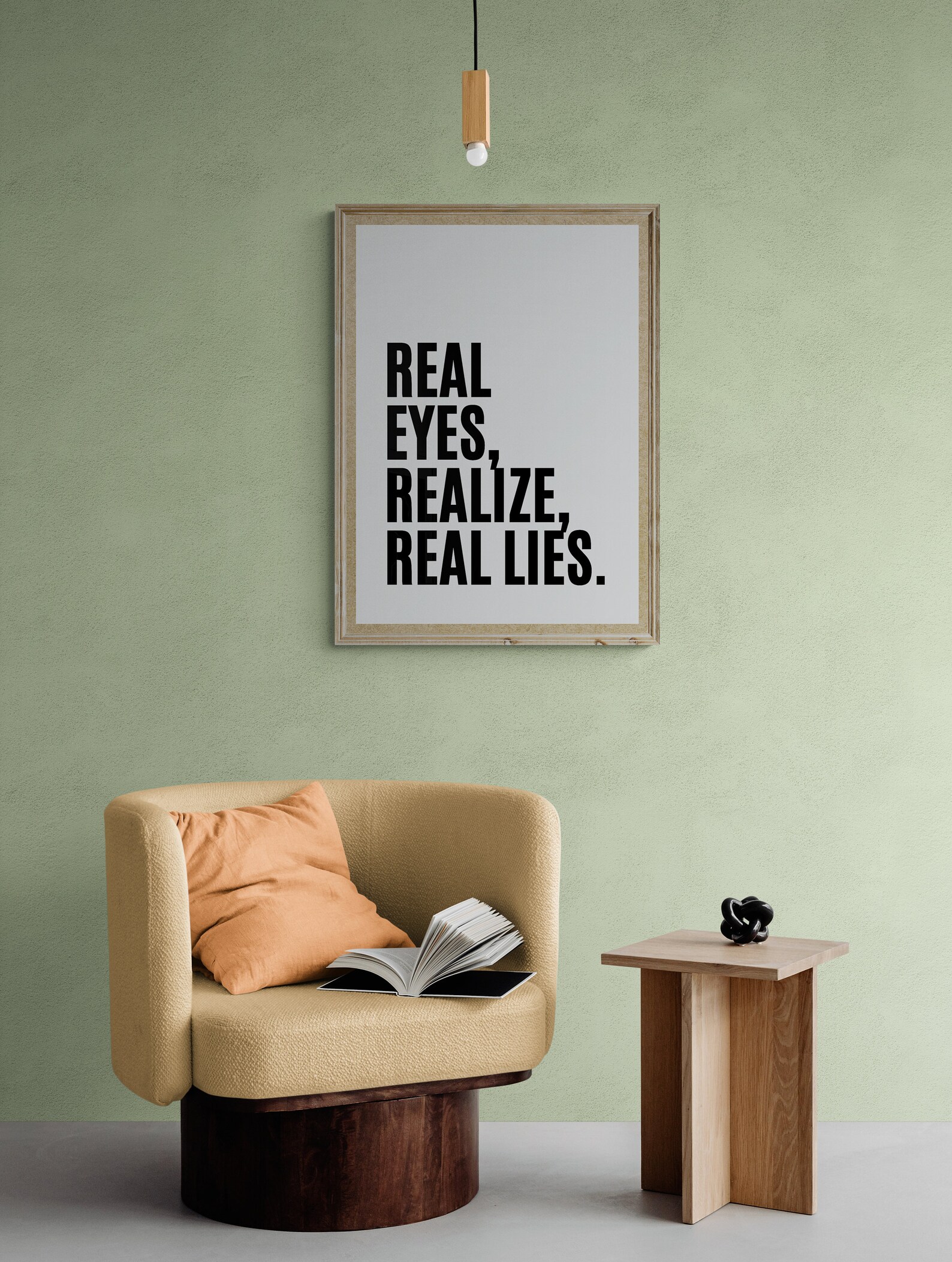 Transform Your Space With 'real Eyes Realize Real Lies' Digital Art ...