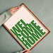 Bold 'welcome Home' Printable Art - Minimalist Typography Design - Warm ...