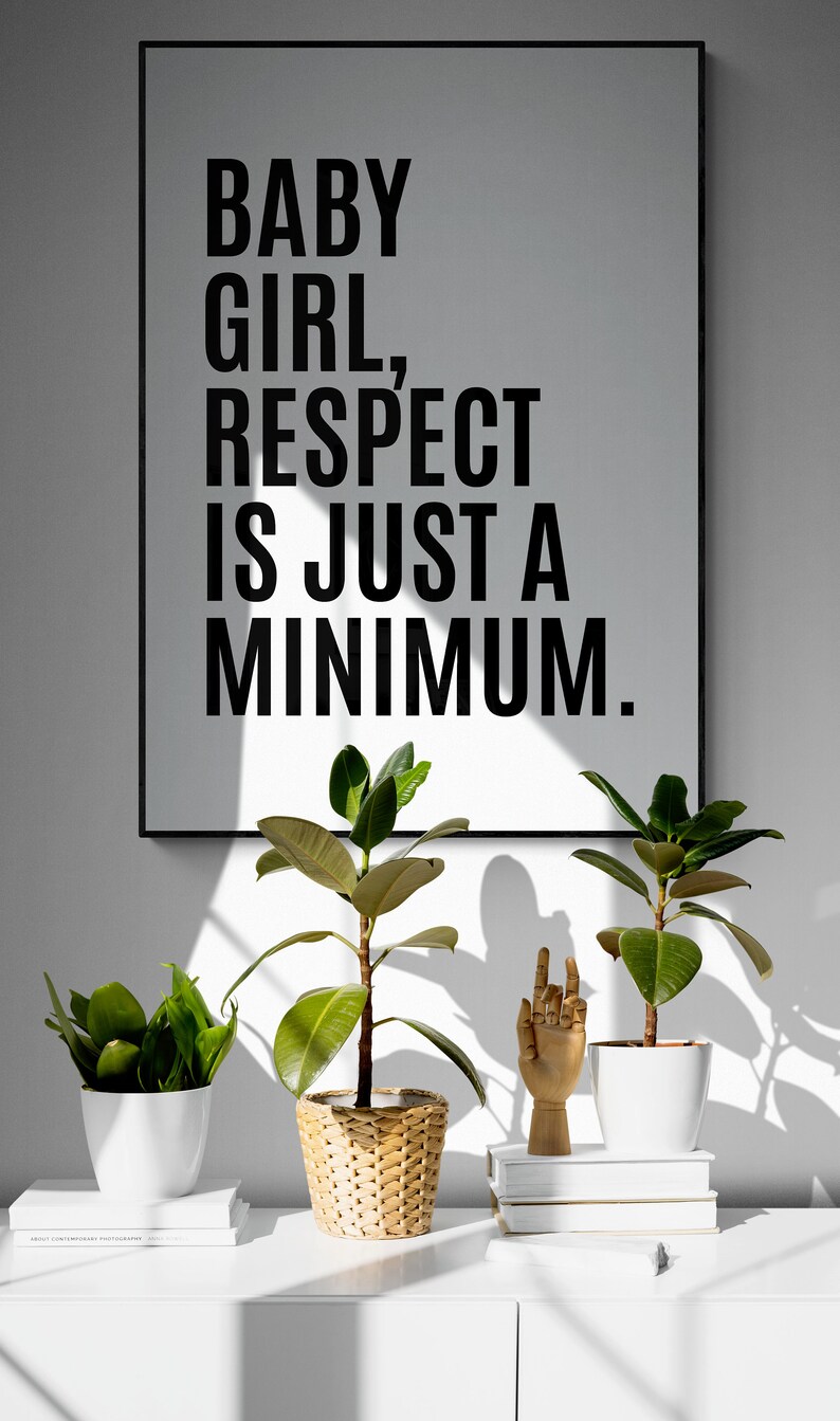 Baby Girl, Respect is Just a Minimum, Decorations, Hip Hop Party ...