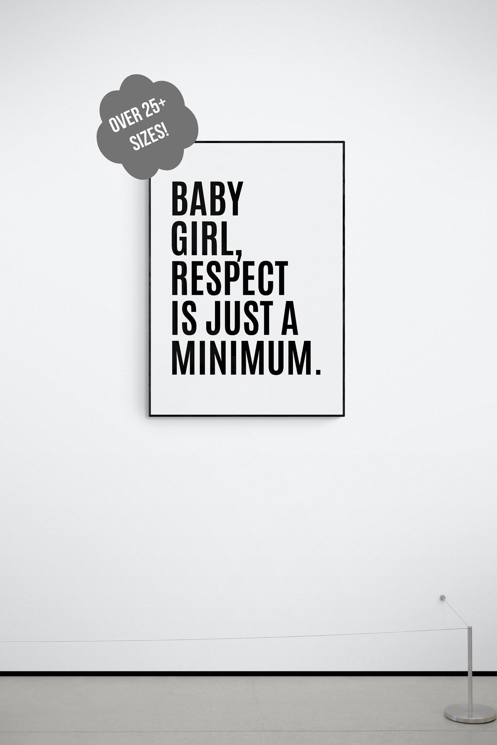 Baby Girl, Respect is Just a Minimum, Decorations, Hip Hop Party ...