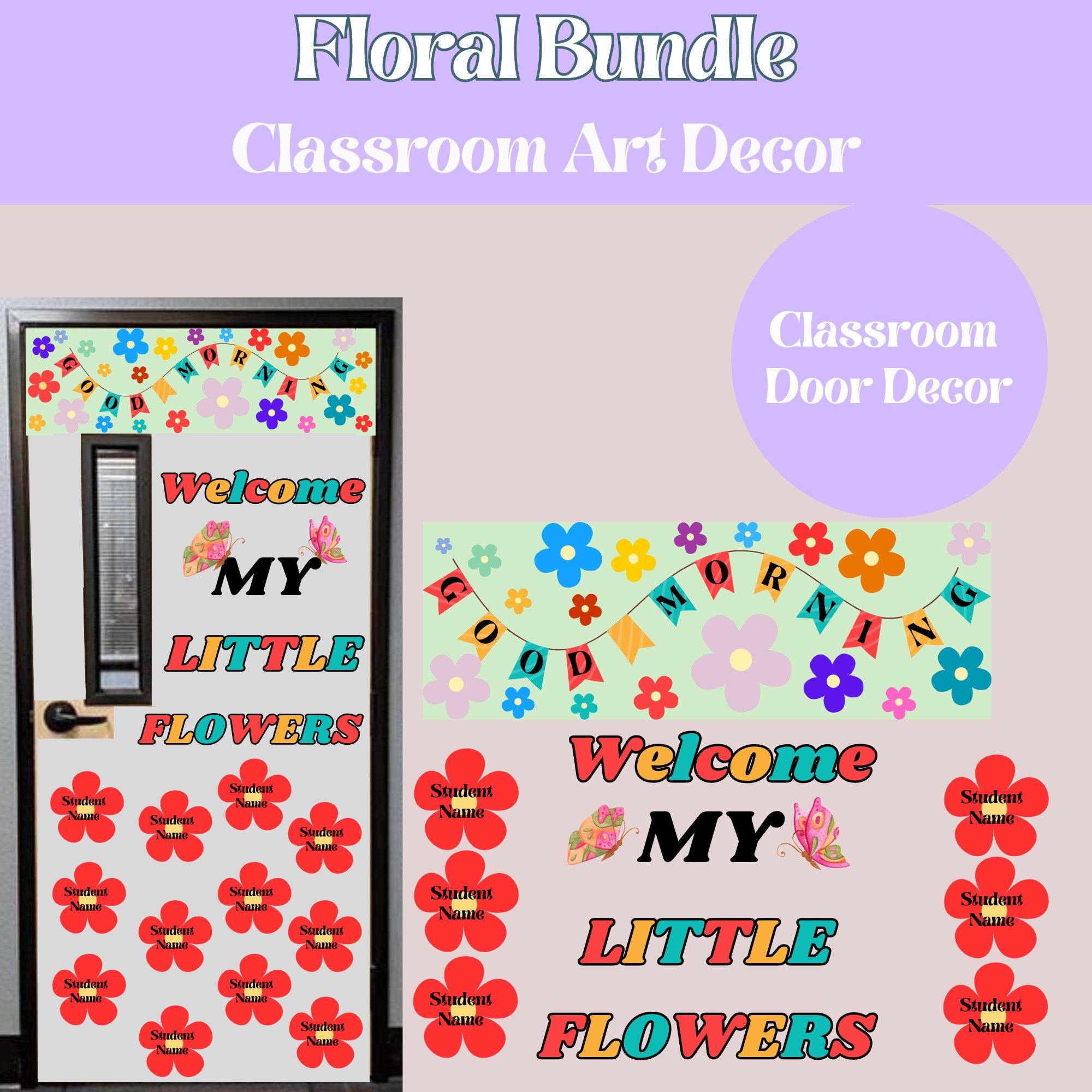 Floral Classroom Bundle, New Teacher, Modern Classroom, Editable ...