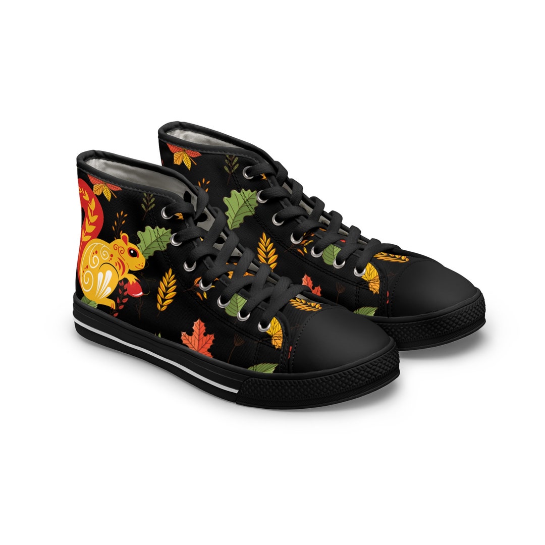 Fall Into These High Top Sneakers - Etsy