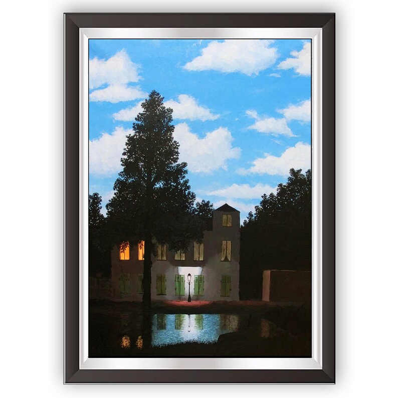 Poster Magritte.42-the Empire of Lights-print on Canvas Giclée Modern ...
