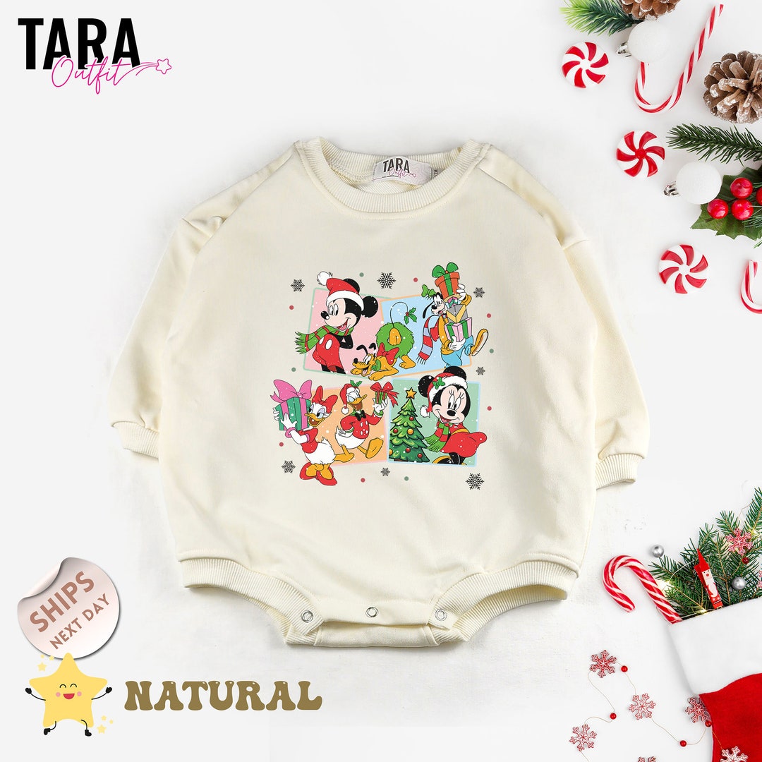 Mickeys Very Merry Christmas Party Baby Bodysuit, Toddler Holiday ...