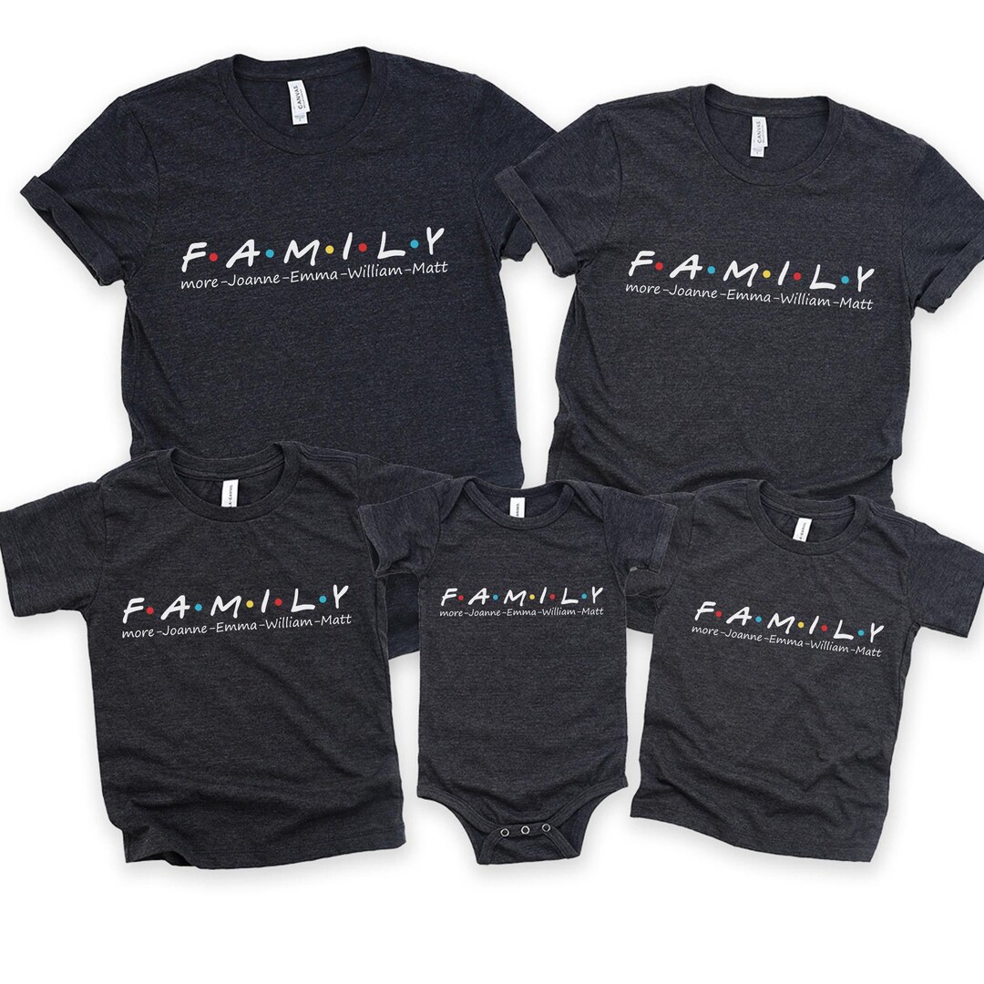 Personalized Family Shirt, Family Group Shirt, Custom Name Shirt ...