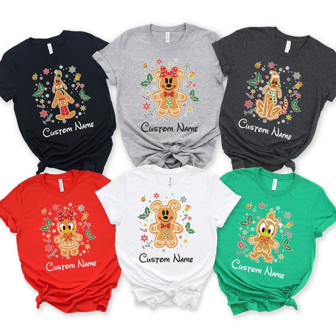 Mickey and Friends Gingerbread Christmas Shirt, Christmas Squad ...