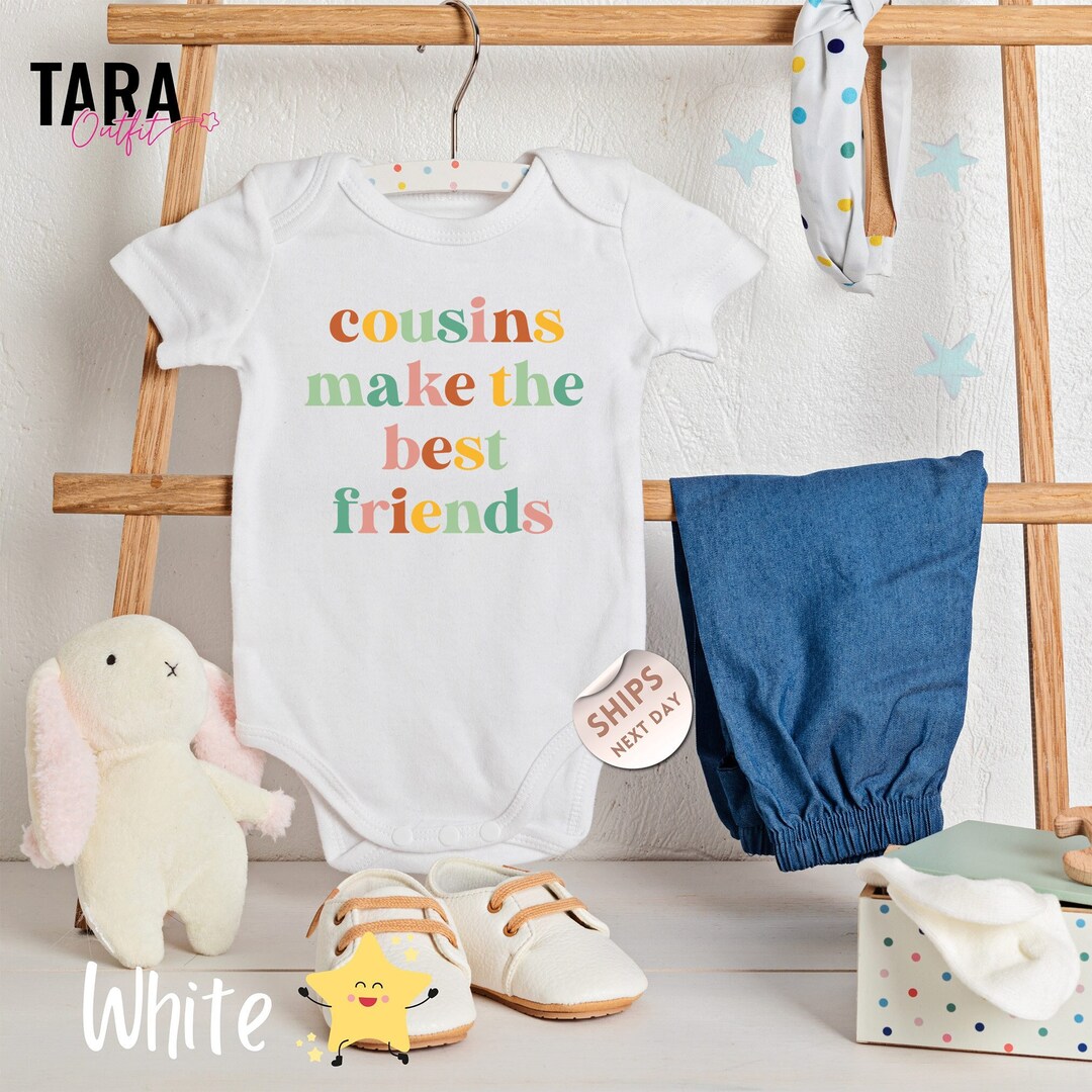 Cousins Make the Best Friends Bodysuit , Cute Cousin Natural Romper ...