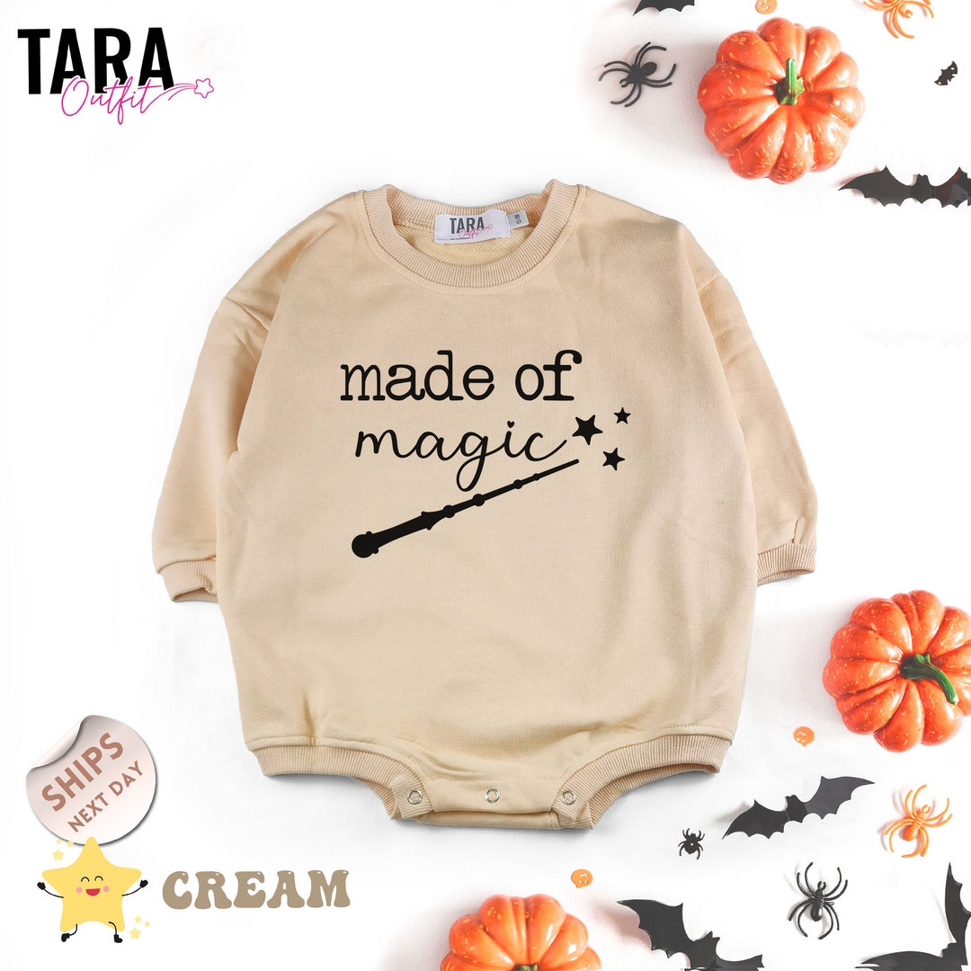 Made of Magic Bodysuit, Cute Baby Clothes, Wizard Baby Bodysuit, Unisex ...
