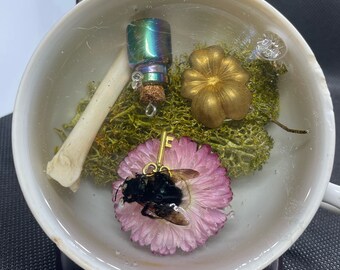 Divination Cup antique Tea Cup With Scenes in Resin - Etsy