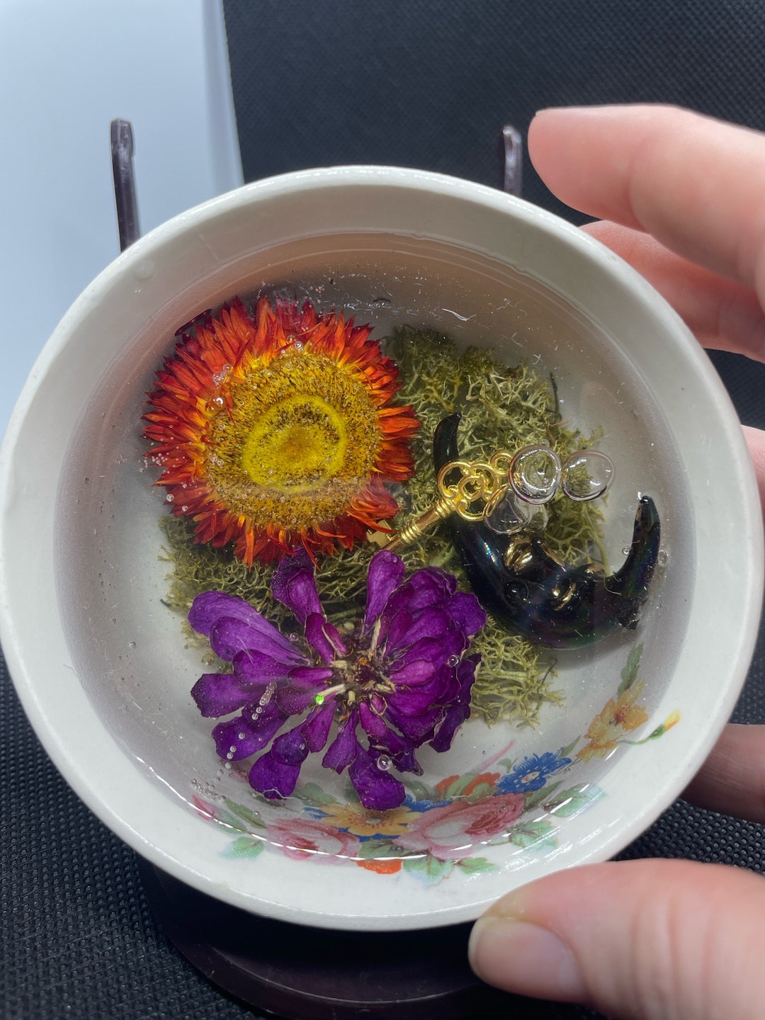 Divination Cup antique Tea Cup With Scenes in Resin - Etsy