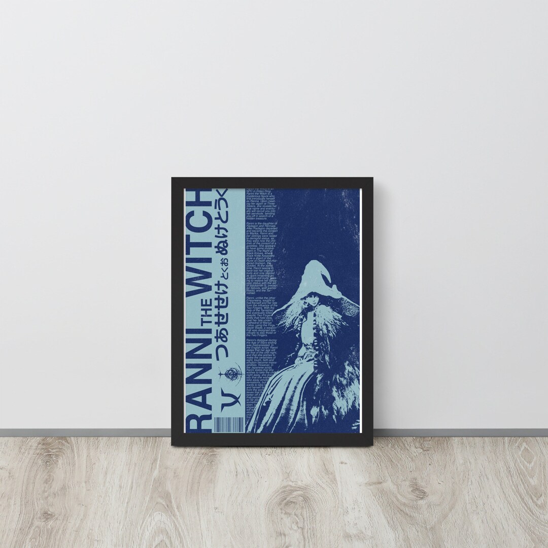 Elden Ring Ranni Framed Vintage Poster - Etsy