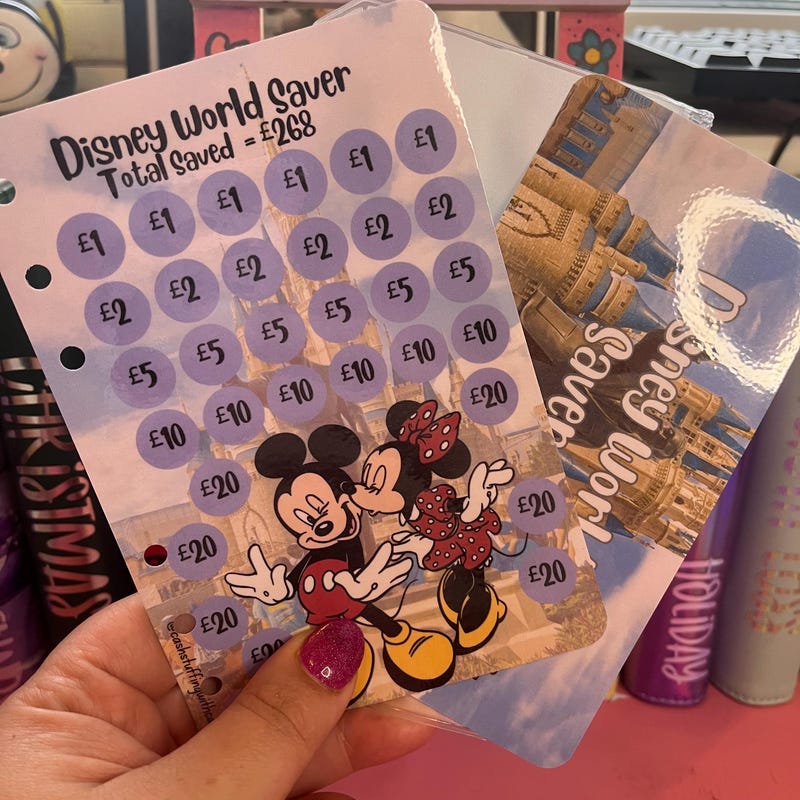 Disneyland Savings Fund - Etsy UK