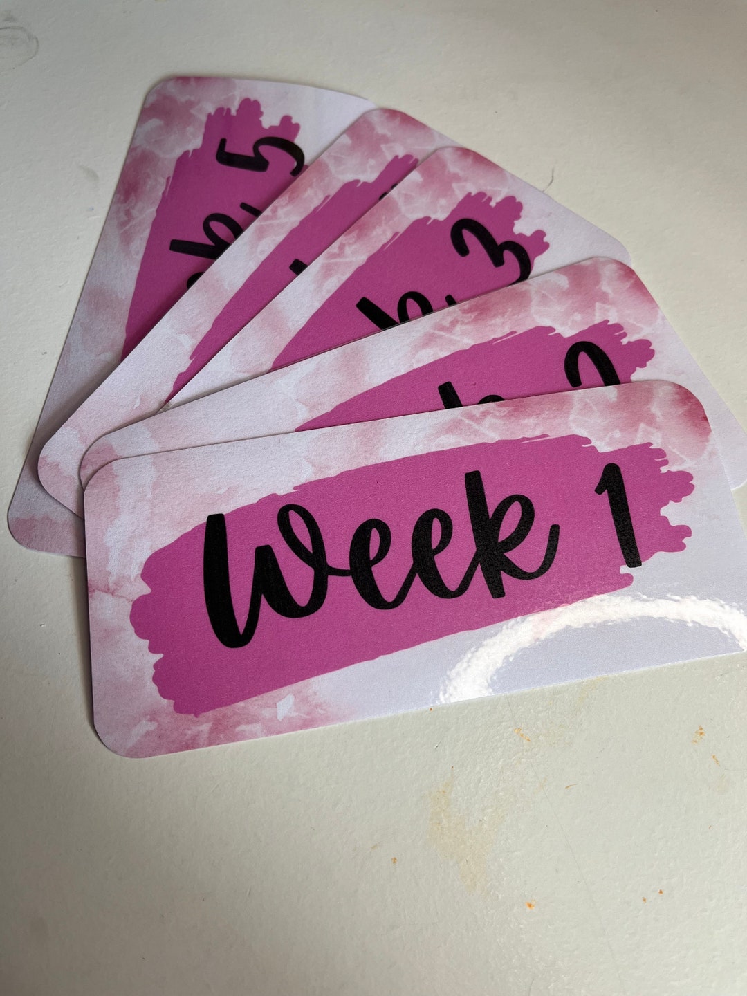 Laminated Pink Cash Wallet Tracker | Weekly Budget Inserts - Etsy