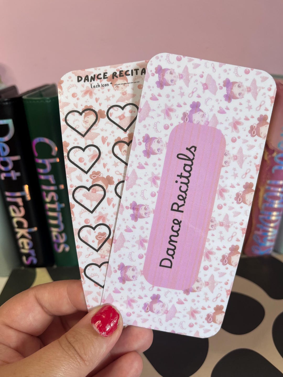 DANCE RECITAL Laminated Cash Wallet Tracker Low Budget Cash Envelope ...