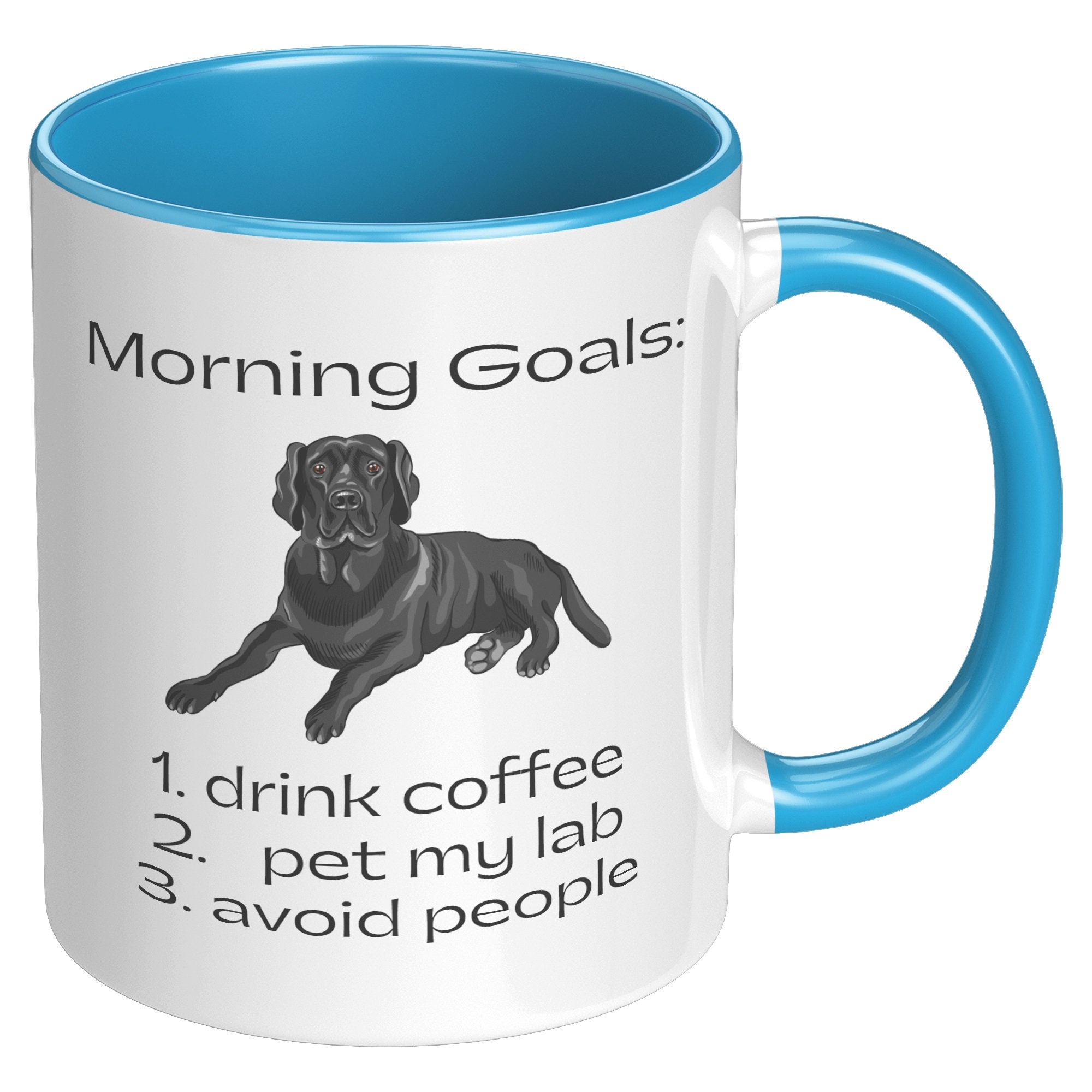 Black Lab Coffee Mug, Dog Coffee Mug, Dog Lover Gift, Dog Mugs ...
