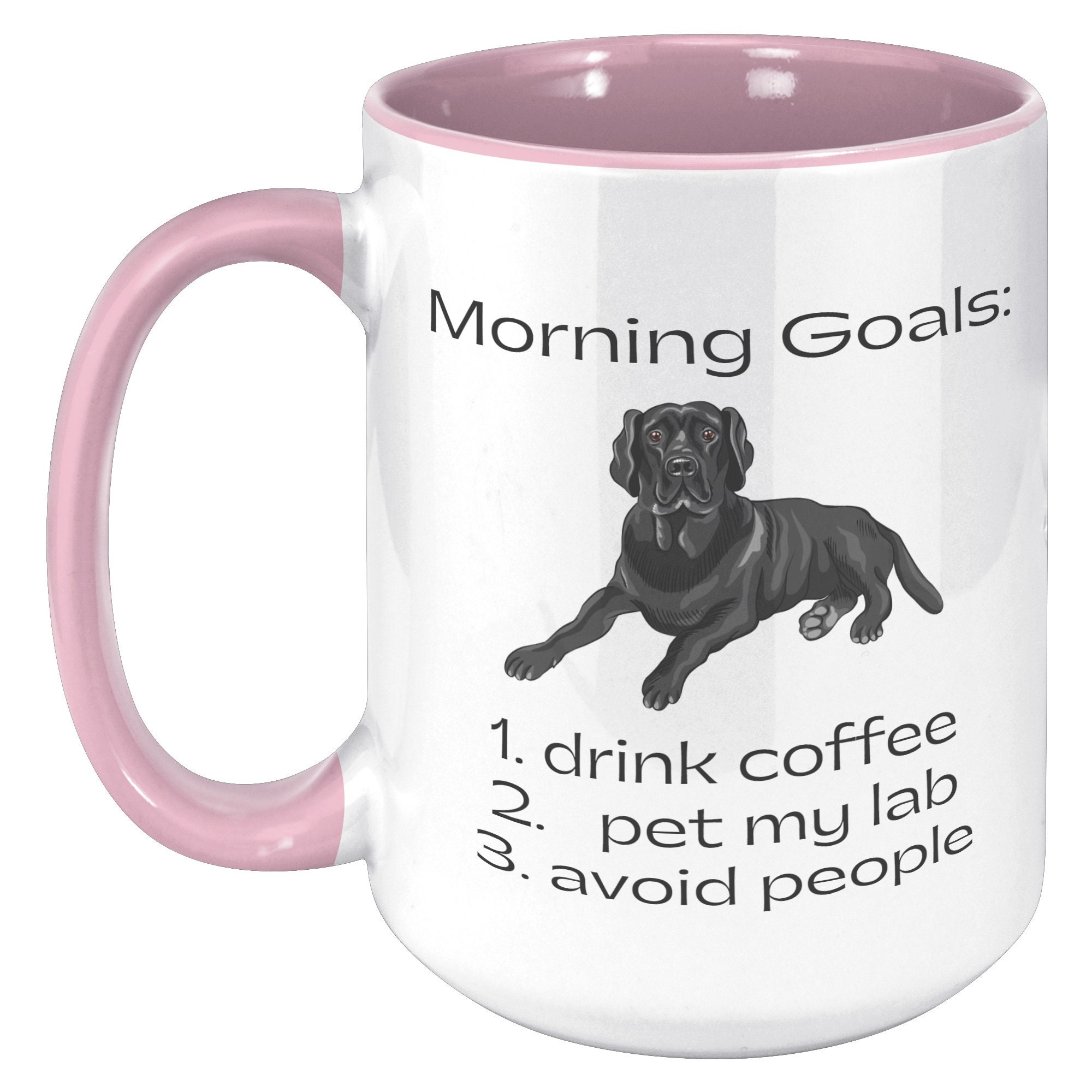 Black Lab Coffee Mug, Dog Coffee Mug, Dog Lover Gift, Dog Mugs, Labrador Mug, Black Lab Lover ...